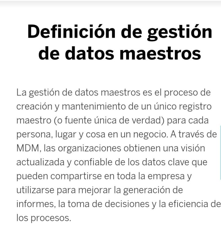 Datos Maestros en SAP